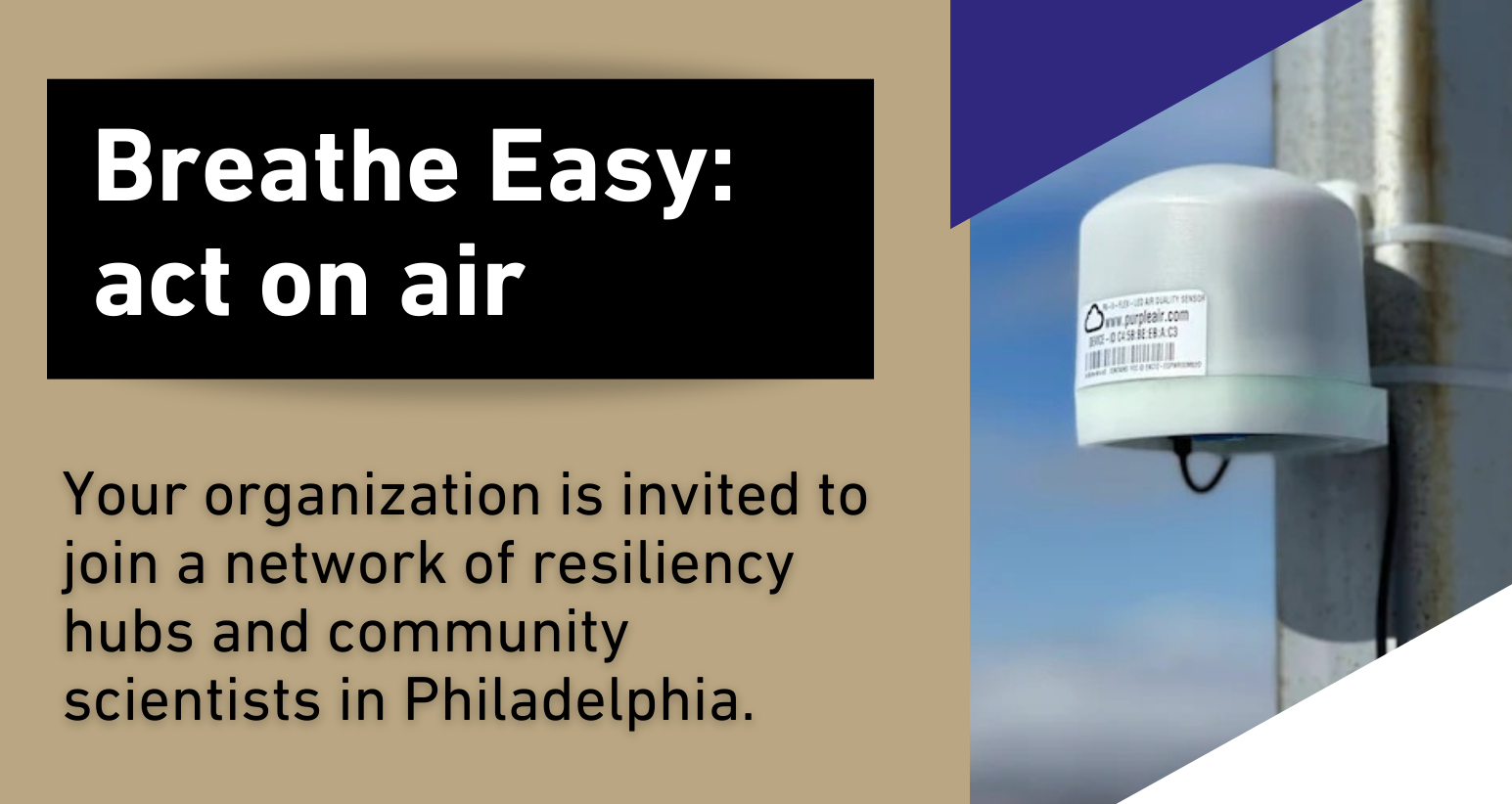 Breathe Easy: Act on air