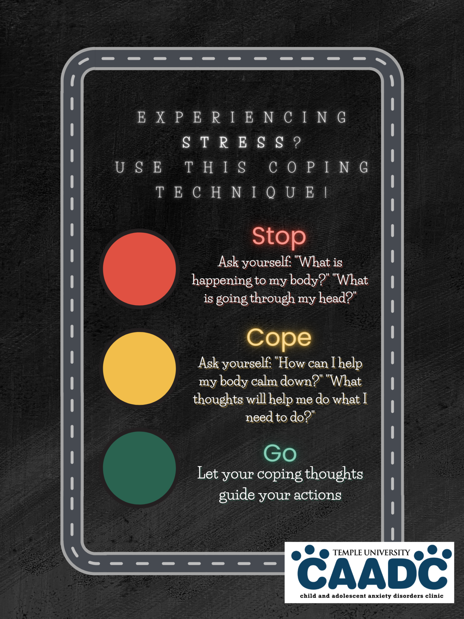 Stop, Cope, Go! – CAADC