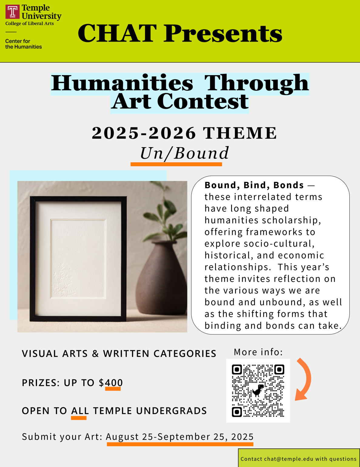 Humanities Through Art Contest – CHAT