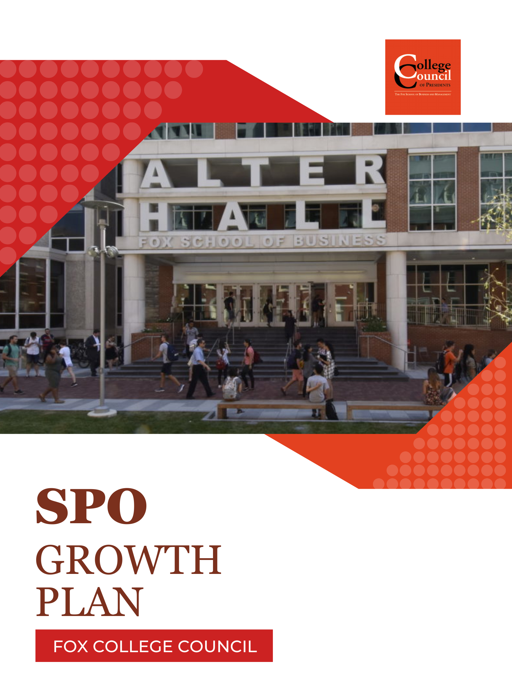 Growth Plan (optional) - Fox College Council