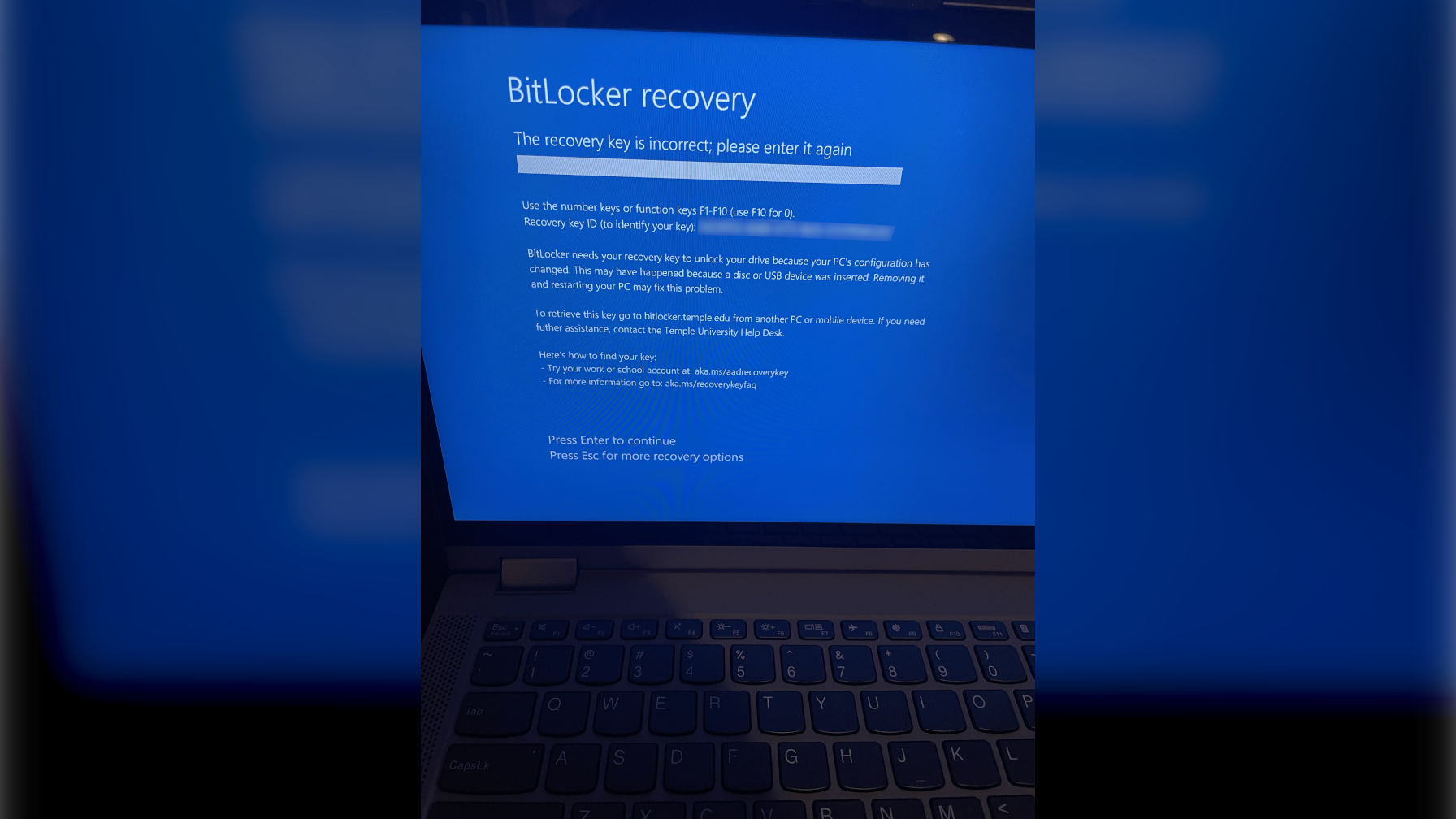 Unlock a computer locked by BitLocker – HBG Help