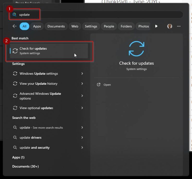 Check for Updates in Windows 11 – HBG Help