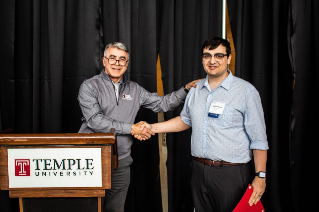 Michael Phelan Wins 2nd Place at Temple Graduate Research Competition ...