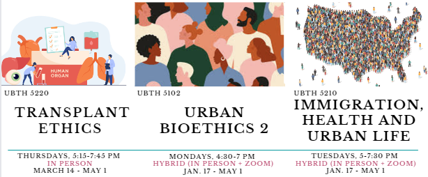 Courses – Urban Bioethics Graduate Programs