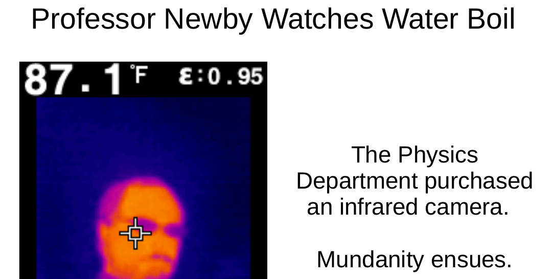 Watching Water Boil (in Infrared Light!) – Professor Newby’s ...