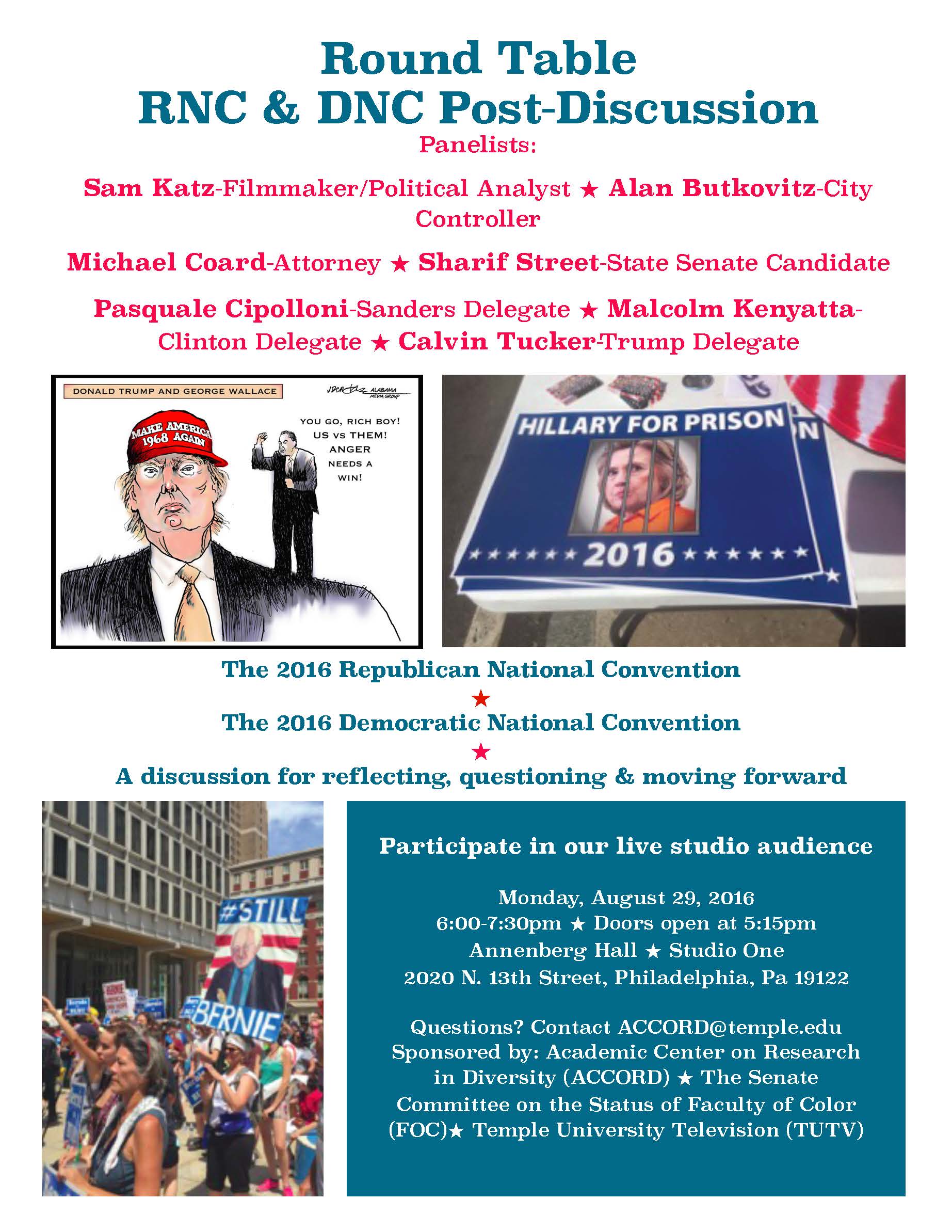 Round Table Discussion Flyer
