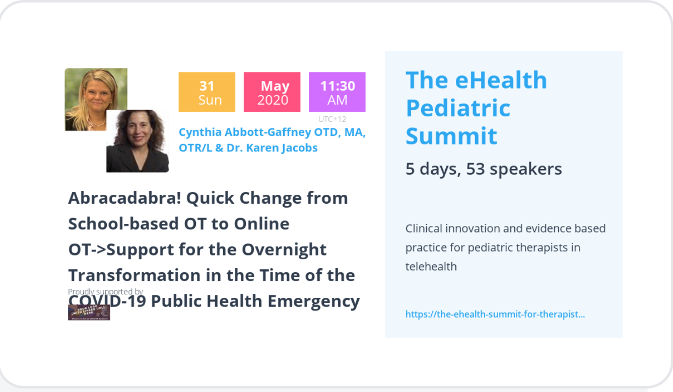 Upcoming Educational Events – TEMPLE UNIVERSITY OCCUPATIONAL THERAPY (TUOT)