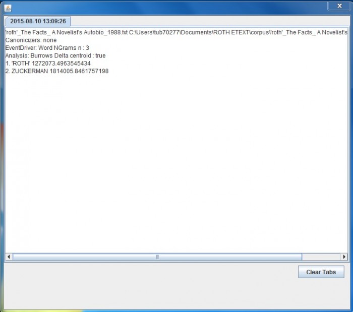 More Advanced Stylometry with JGAAP and R-stylo – Loretta C. Duckworth ...