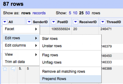 Working Around Some Limitations in OpenRefine – Loretta C. Duckworth Scholars Studio